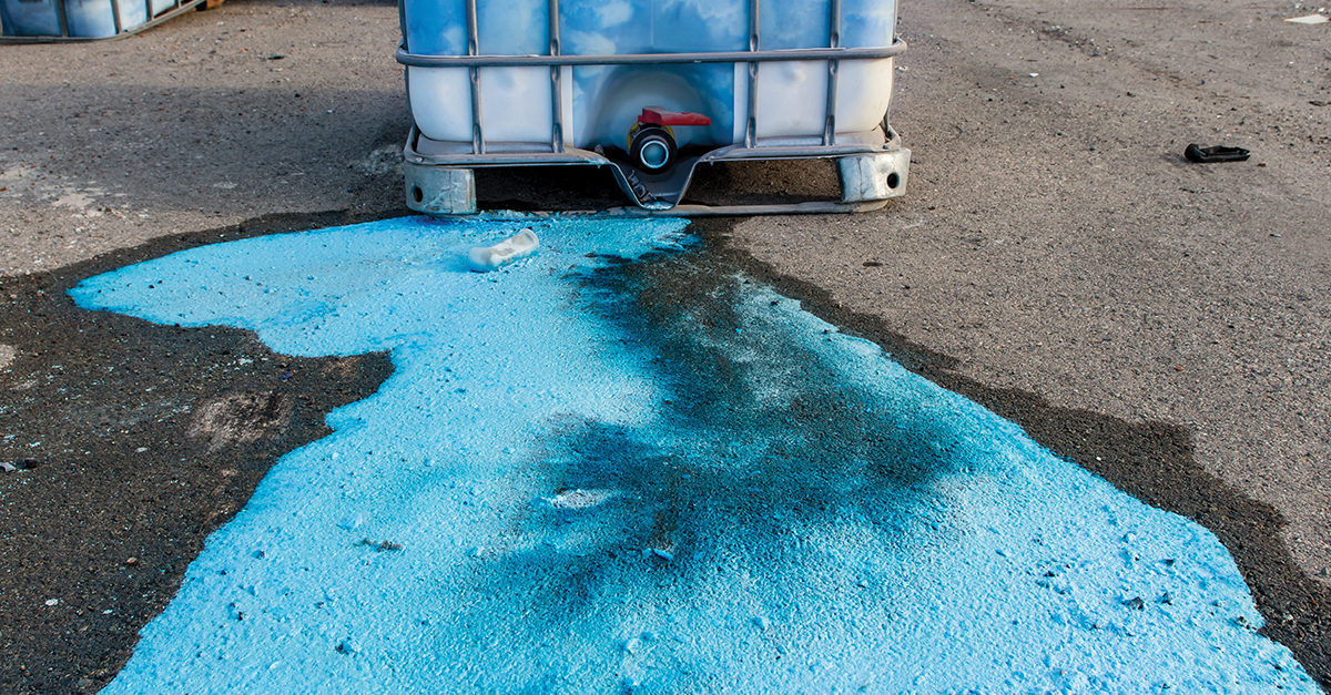 Chemical Spill Cleanup Cleaning Maintenance Management