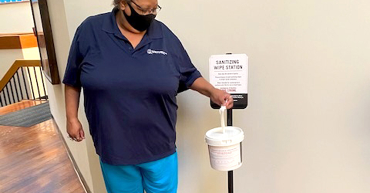 University Makes Disinfecting Wipes for Campus | Cleaning & Maintenance ...